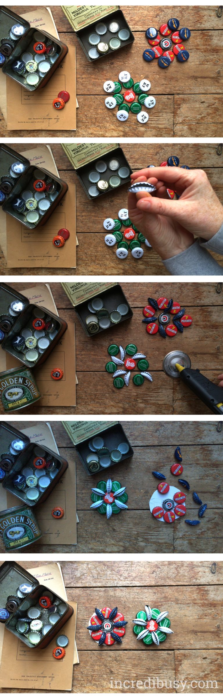 Bottle Cap Decorations - Incredibusy