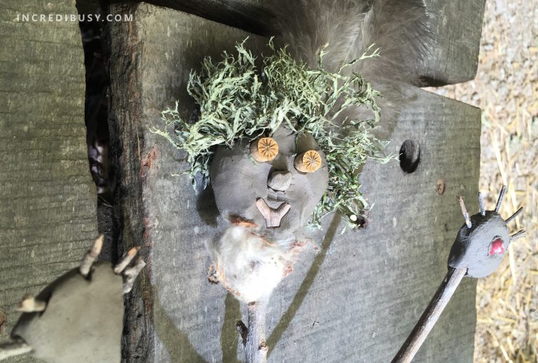 Stick people - woodland puppet craft tutorial - Incredibusy