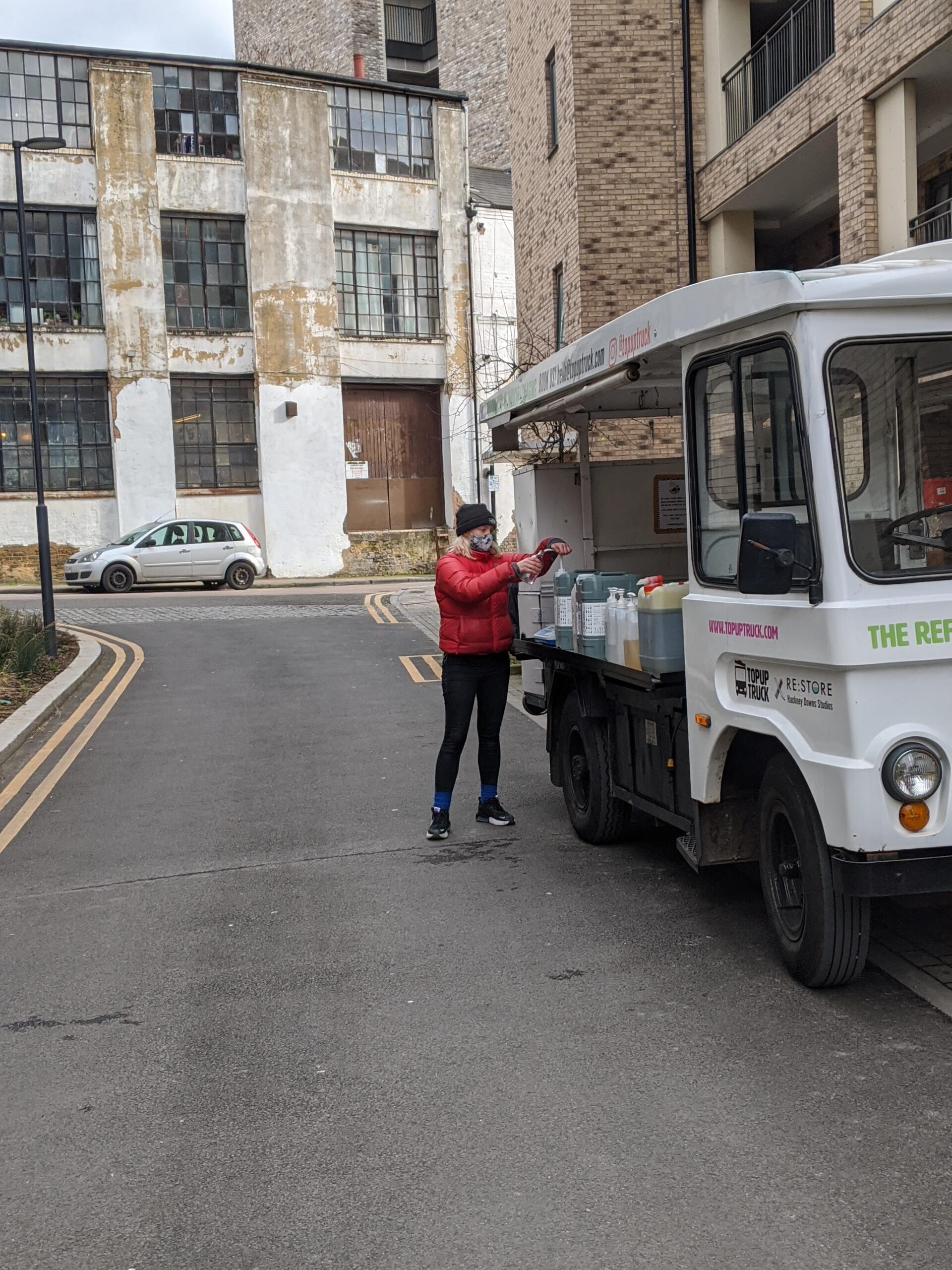 Mobile Zero Waste Shop Milk Float Delivery - TOPUP TRUCK - Incredibusy